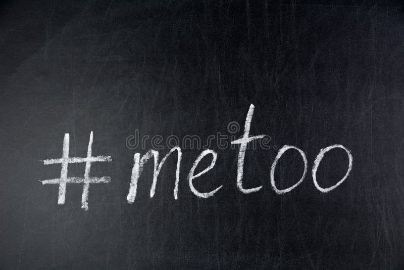 A Hand Writing ` MeToo` Movement Stock Photo - Image of background ...