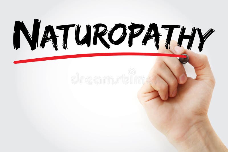 Naturopathy Word Circle Herbalist Concept Stock Photo - Image of ...