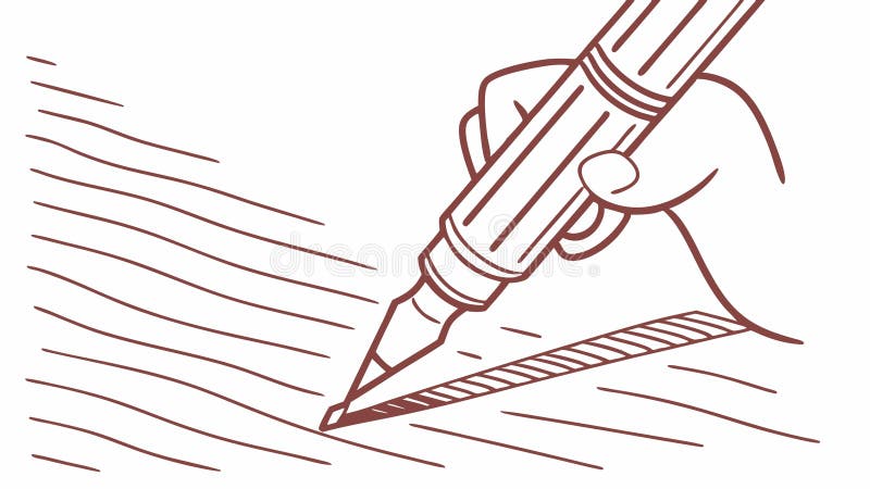 Hand Writing on Paper, Creative Expression and Thoughtful Process ...