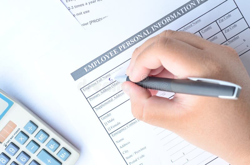 Hand writing with pen stock image. Image of bussiness - 42652979