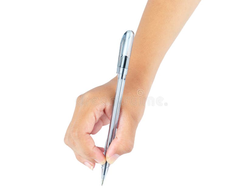 Hand writing with pen stock photo. Image of graphic, presentation ...