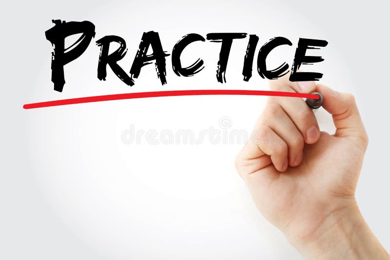 Writing practice. stock image. Image of letters, object - 4412981