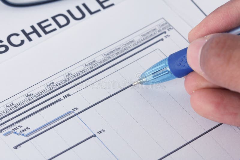 Project schedule. stock image. Image of drawings, drawing - 21419767
