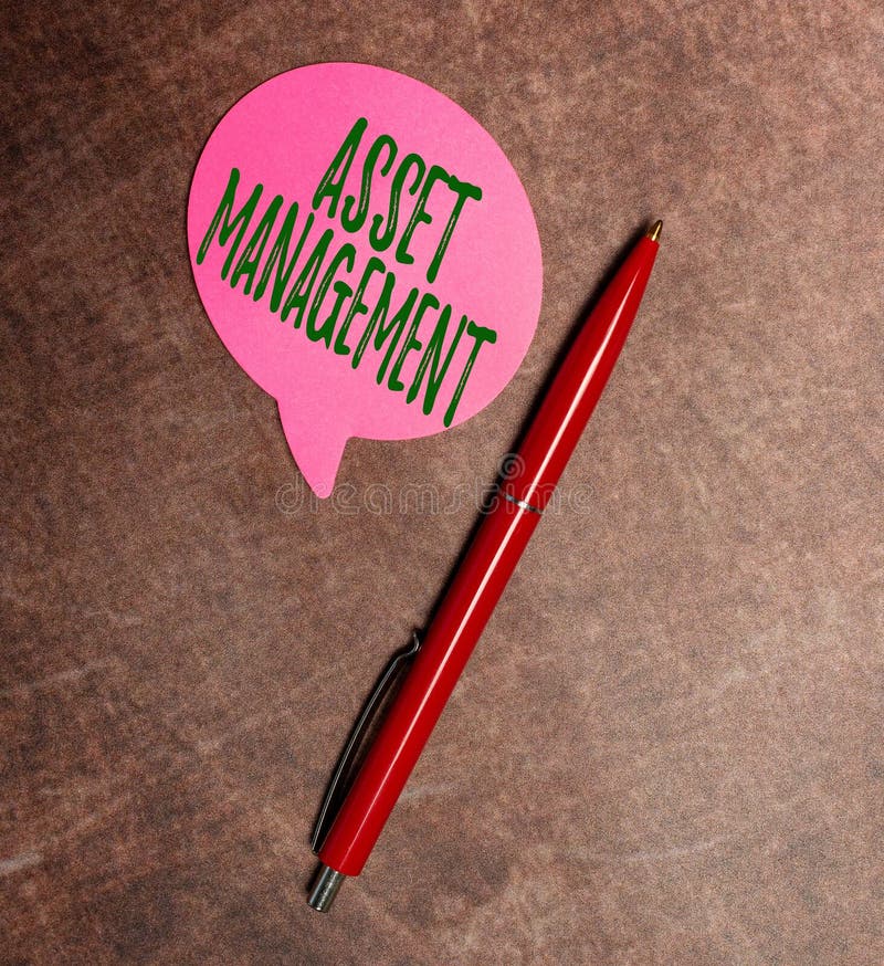 Hand Writing Sign Asset Management. Concept Meaning Systematic Process ...