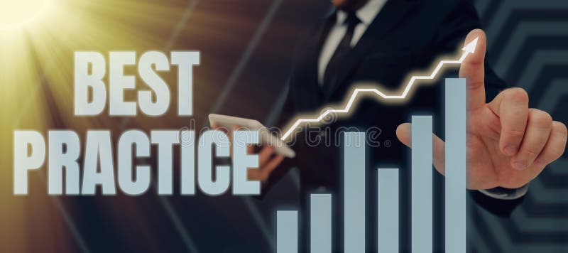 Sign Displaying Best Practice. Internet Concept Method Systematic ...