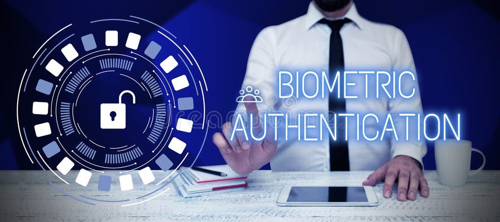 Hand Writing Sign Biometric Authentication. Concept Meaning Identity ...