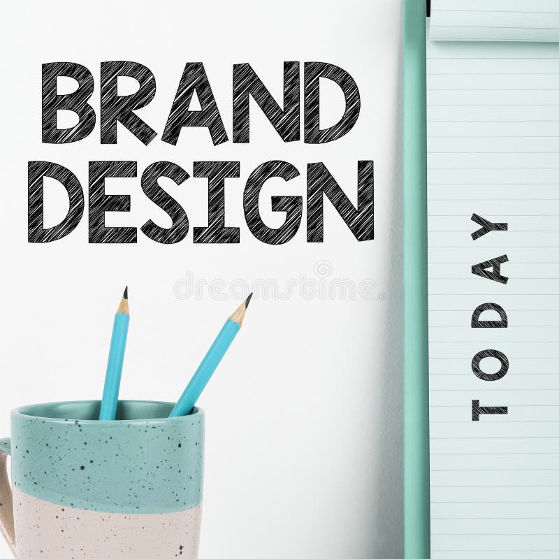 Hand Writing Sign Brand Design. Business Idea Visual Elements that Make ...