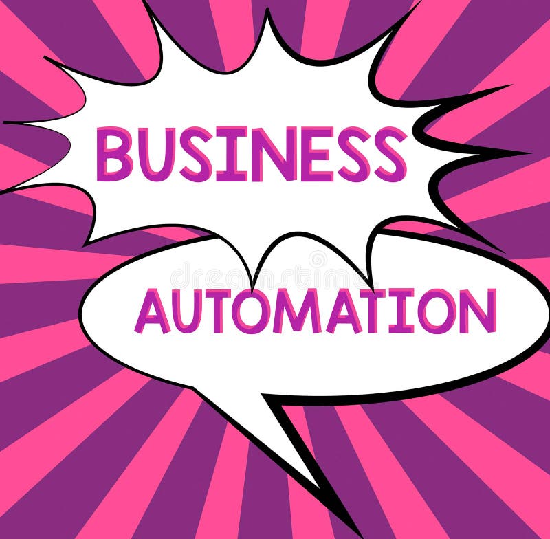 Hand Writing Sign Business Automation. Business Showcase for Digital ... Hand Writing Sign Business Automation. Business Showcase for Digital ...