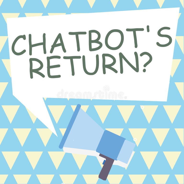 Handwriting Text Chatbot S Return. Business Approach Program that ...