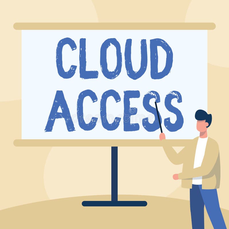 Inspiration Showing Sign Cloud Access. Business Overview Software Tool ...