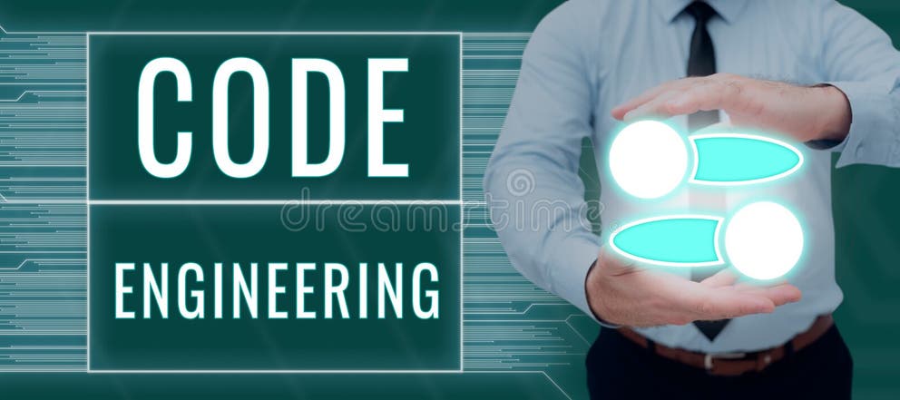 Text Caption Presenting Code Engineering. Business Overview Application of Engineering To the ...