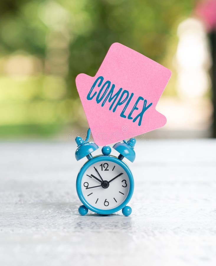 Hand Writing Sign Complex. Internet Concept the Significant Ideas that ...