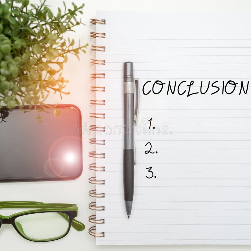 Decision or Conclusion Symbol. Turned Wooden Cubes Stock Photo - Image ...