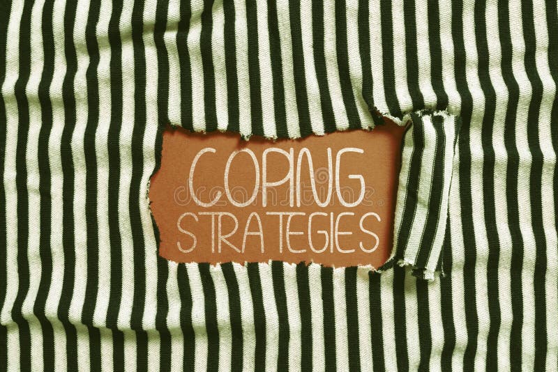 Hand Writing Sign Coping Strategies. Word Written on General Plan or ... Hand Writing Sign Coping Strategies. Word Written on General Plan or ...