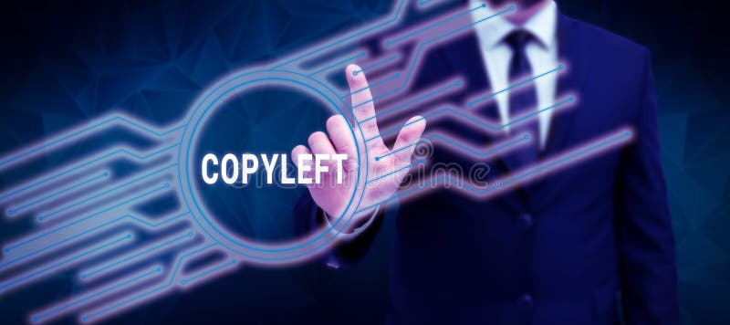 Text Caption Presenting Copyleft. Business Overview the Right To Freely ...