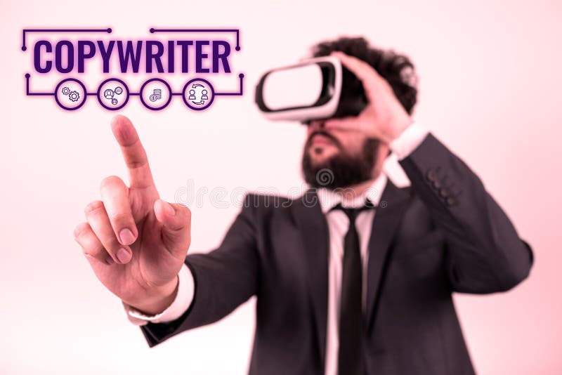Hand Writing Sign Copywriter. Business Idea Writing the Text of ... Hand Writing Sign Copywriter. Business Idea Writing the Text of ...