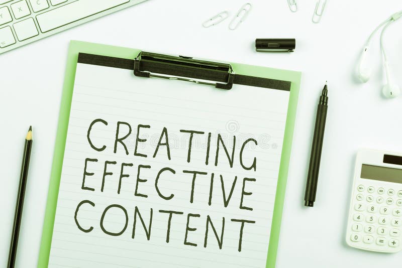 Hand Writing Sign Creating Effective Content. Word for Valuable ... Hand Writing Sign Creating Effective Content. Word for Valuable ...