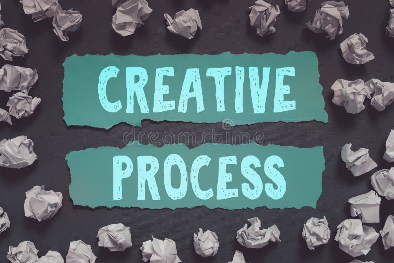 Text Showing Inspiration Creative Process. Word Written on Connecting ...