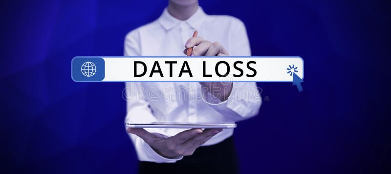Writing Displaying Text Data Loss. Business Idea Process or Event that ...