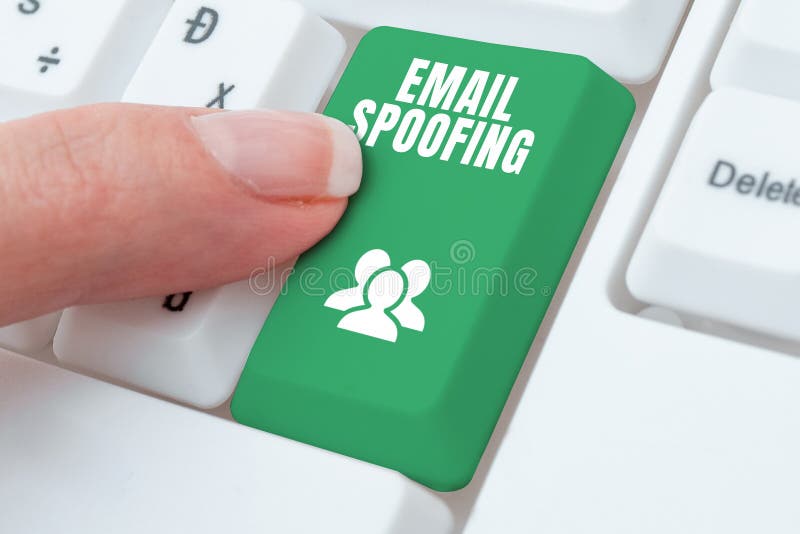 Hand Writing Sign Email Spoofing. Business Idea Secure the Access and ... Hand Writing Sign Email Spoofing. Business Idea Secure the Access and ...