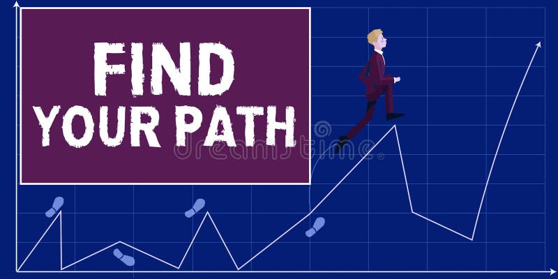 Hand Writing Sign Find Your Path. Business Approach Search for a Way To ... Hand Writing Sign Find Your Path. Business Approach Search for a Way To ...