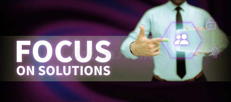 Hand Writing Sign Focus on Solutions. Word for Powerful Practical Way ... Hand Writing Sign Focus on Solutions. Word for Powerful Practical Way ...
