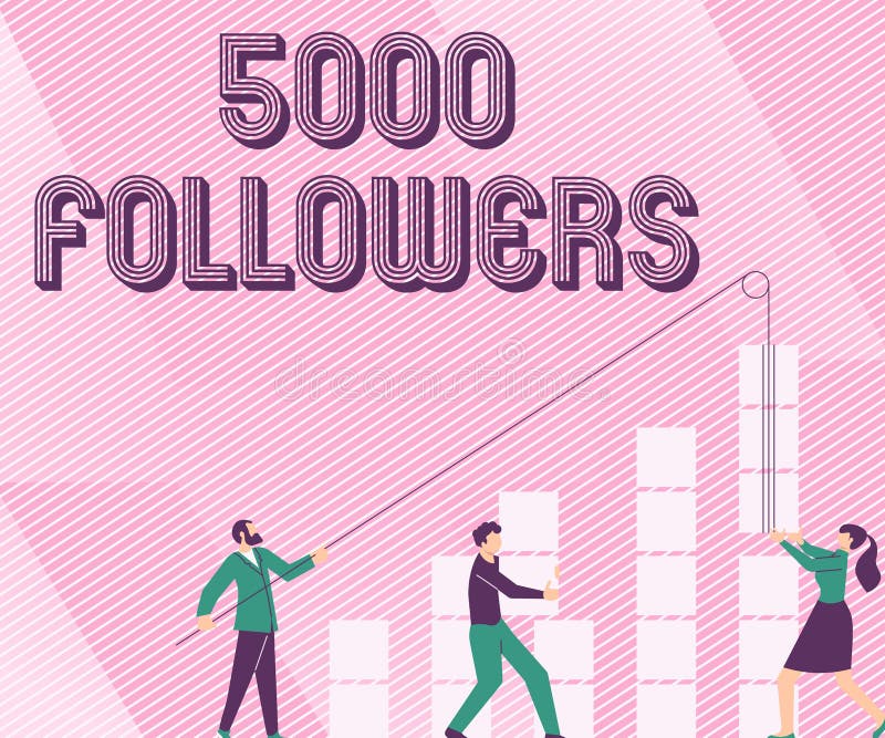 Hand Writing Sign 5000 Followers. Business Concept Number of ... Hand Writing Sign 5000 Followers. Business Concept Number of ...