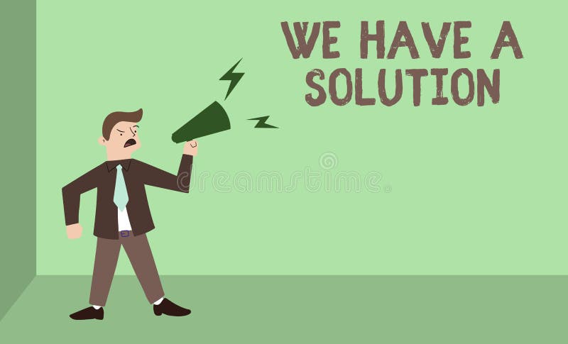 Hand Writing Sign we Have a Solution. Business Showcase we Have a ... Hand Writing Sign we Have a Solution. Business Showcase we Have a ...