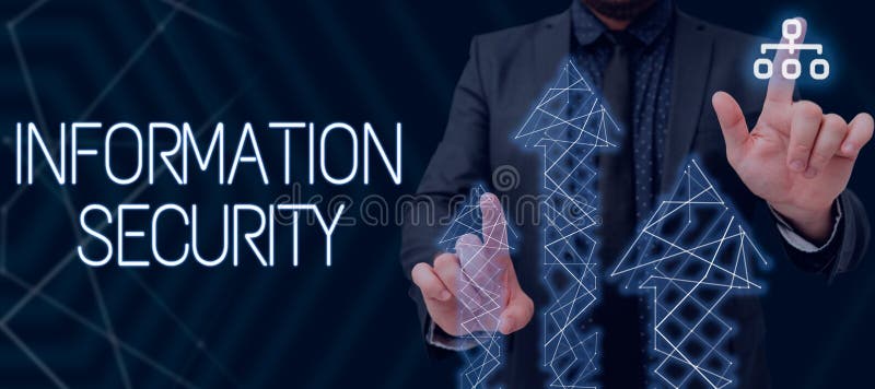 Sign Displaying Information Security. Concept Meaning INFOSEC ...