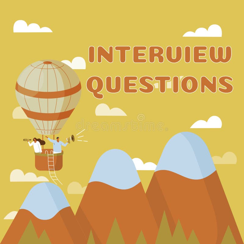 Hand Writing Sign Interview Questions. Business Approach Typical Topic ...