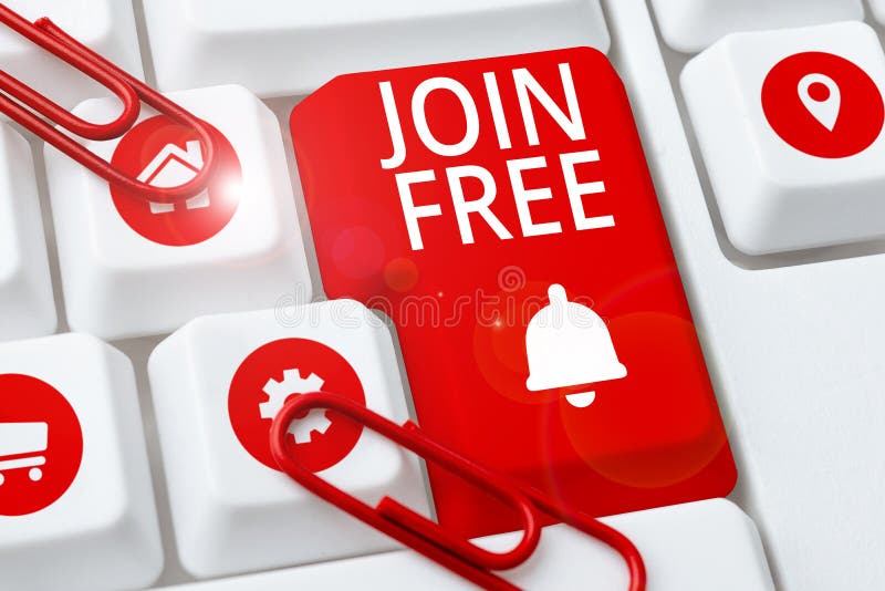 Handwriting Text Join Free. Conceptual Photo the Act or an Instance of ...