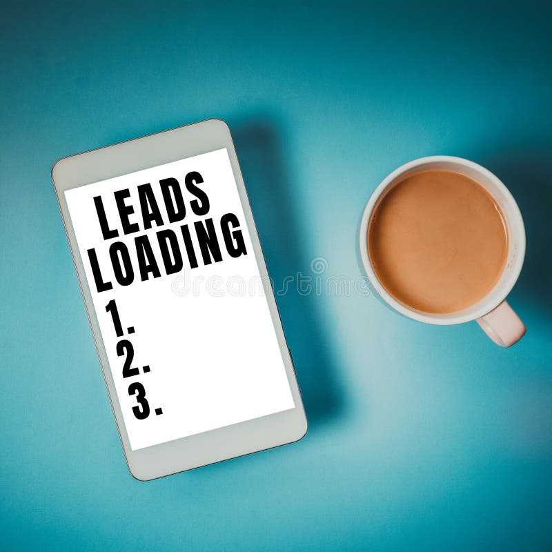 Hand Writing Sign Leads Loading. Word for Initiating Customer Regards ... Hand Writing Sign Leads Loading. Word for Initiating Customer Regards ...