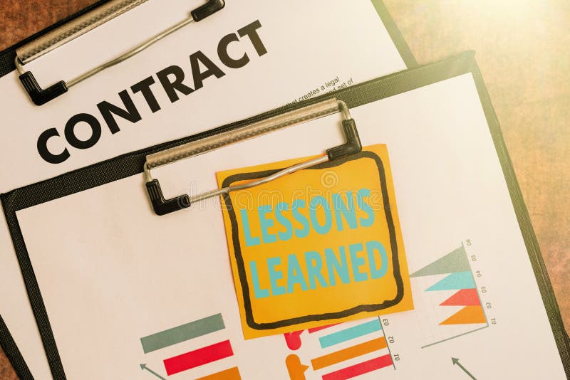 Hand Writing Sign Lessons Learned. Internet Concept Information ... Hand Writing Sign Lessons Learned. Internet Concept Information ...