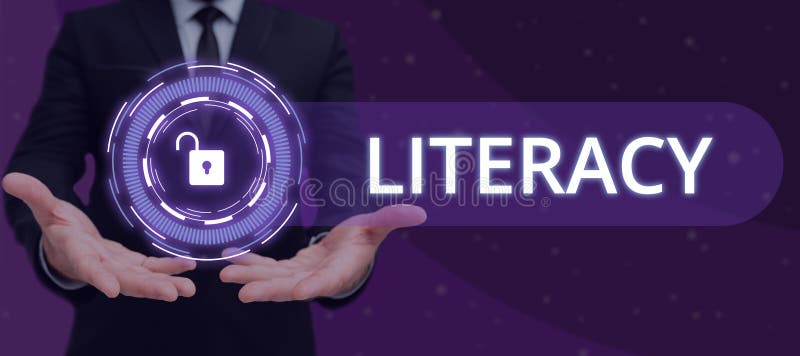 Hand Writing Sign Literacy. Word Written on Ability To Read and Write ... Hand Writing Sign Literacy. Word Written on Ability To Read and Write ...