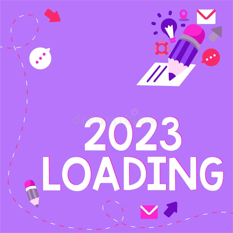 Hand Writing Sign 2023 Loading. Business Overview Advertising the ... Hand Writing Sign 2023 Loading. Business Overview Advertising the ...