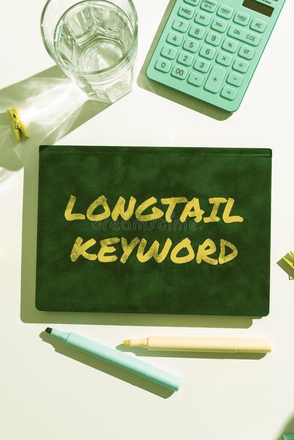 Hand Writing Sign Longtail Keyword. Word Written on Designed for ...