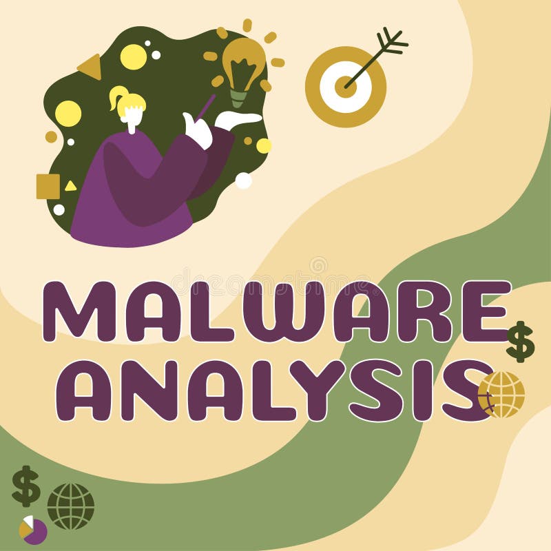 Text Caption Presenting Malware Analysis. Business Overview Performs ...