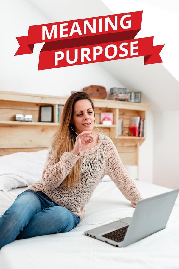 Hand Writing Sign Meaning Purpose. Business Approach the Reason for ...