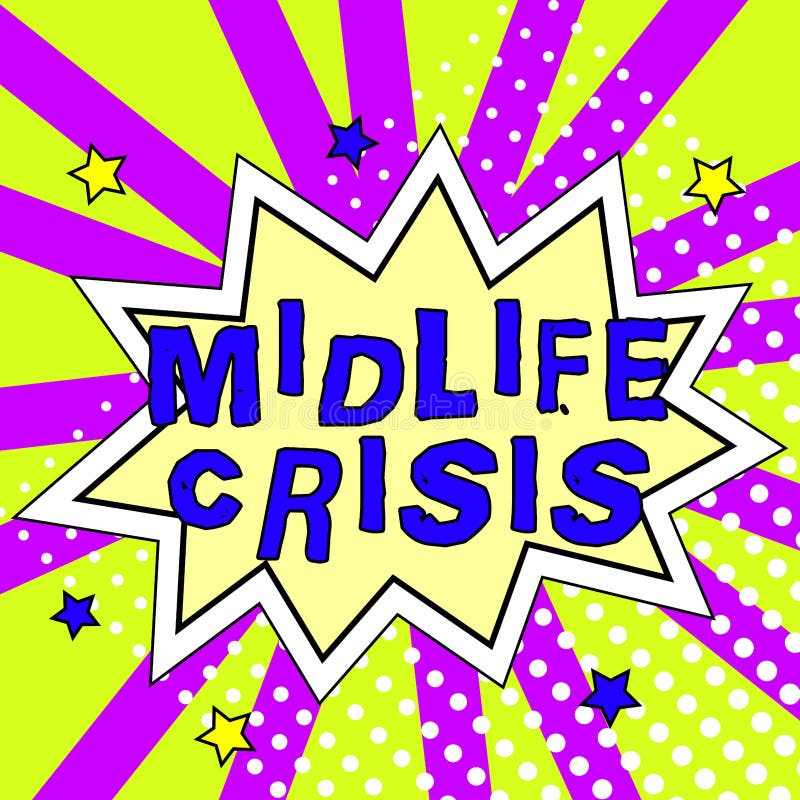 Hand Writing Sign Midlife Crisis. Concept Meaning Software Development ...