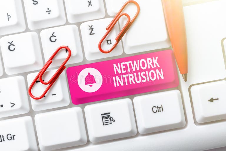 Inspiration Showing Sign Network Intrusion. Business Approach Device or ...