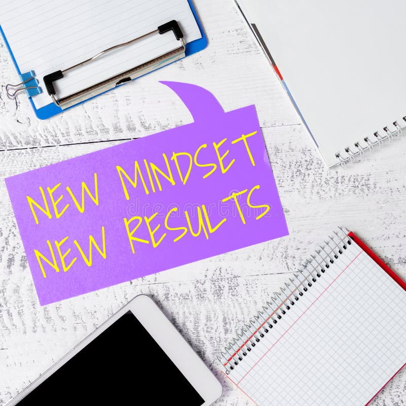 Handwriting Text New Mindset New Results. Business Concept Open To ... Handwriting Text New Mindset New Results. Business Concept Open To ...