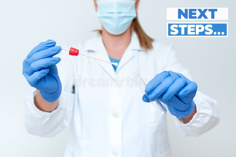 Hand Writing Sign Next Steps. Business Approach Something You Do after ...