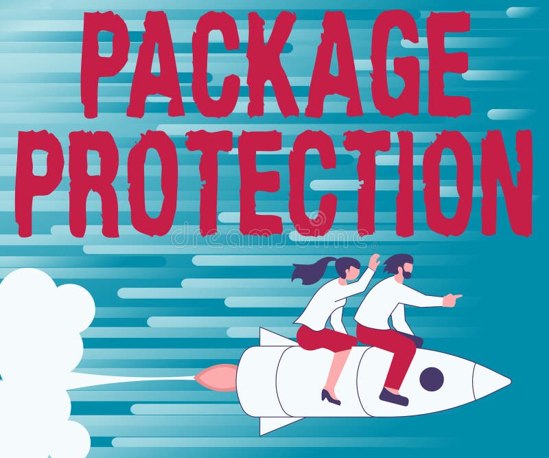 Conceptual Display Package Protection. Business Showcase Wrapping and ...