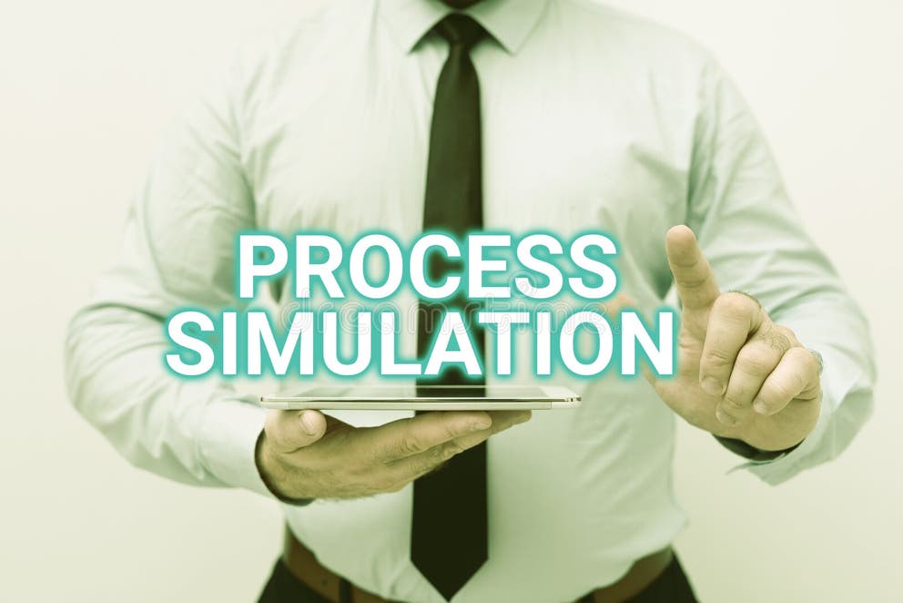 Hand Writing Sign Process Simulation. Business Approach Technical ...