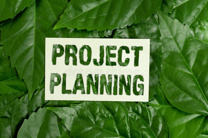 Handwriting Text Project Planning. Business Approach Plan and ...