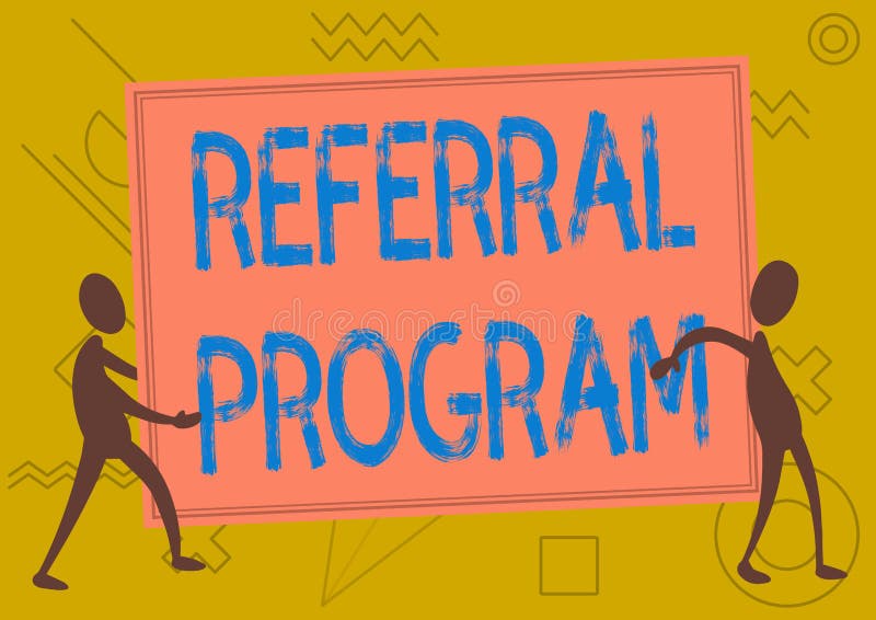 Referral Marketing Sign Board Stock Illustrations – 19 Referral ...