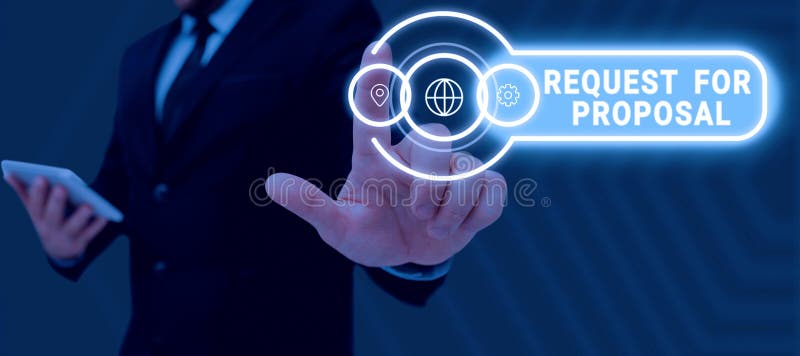 Text Showing Inspiration Request for Proposal. Business Showcase ...