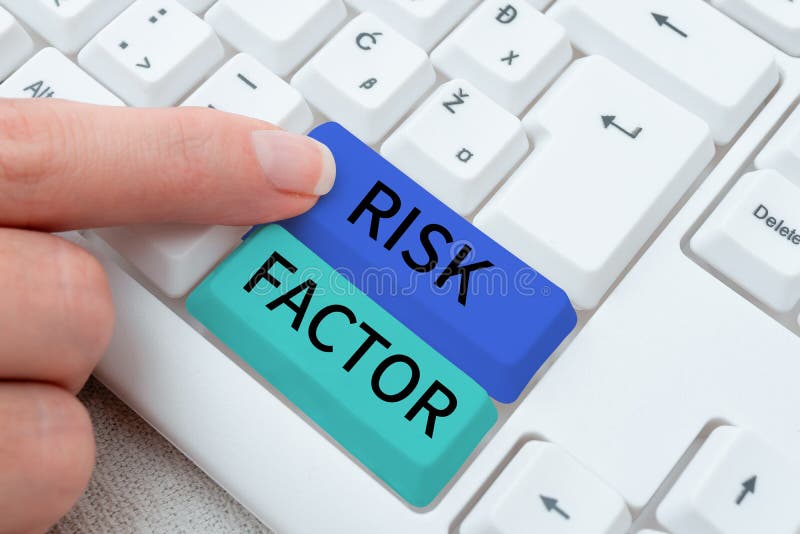 Hand Writing Sign Risk Factor. Internet Concept Something that Rises ... Hand Writing Sign Risk Factor. Internet Concept Something that Rises ...