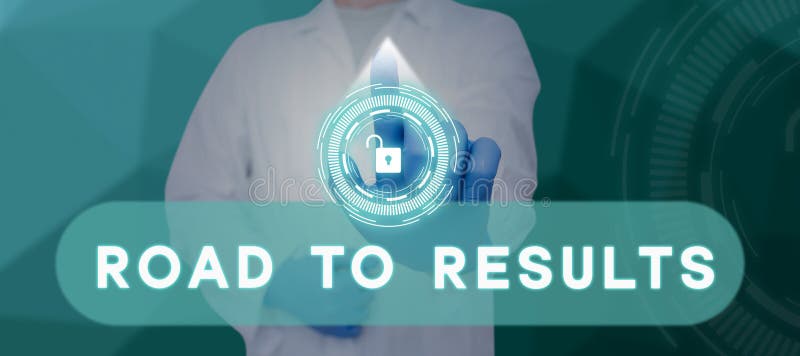 Hand Writing Sign Road To Results. Word for Business Direction Path ... Hand Writing Sign Road To Results. Word for Business Direction Path ...