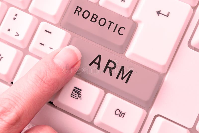 Hand Writing Sign Robotic Arm. Business Overview Programmable ...